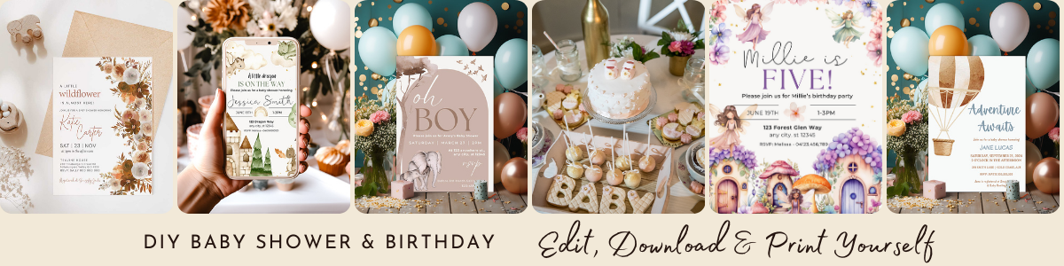 SHOWER & BIRTHDAY INVITATIONS – Snuggly Jacks