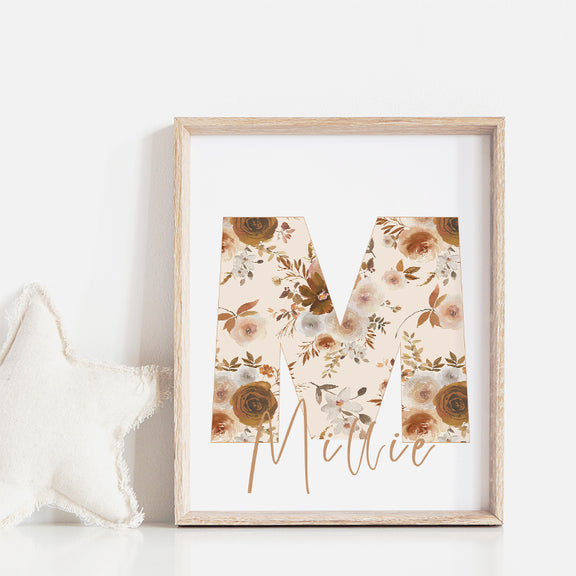 Willow Custom Name Personalized Printable Wall Art – Snuggly Jacks
